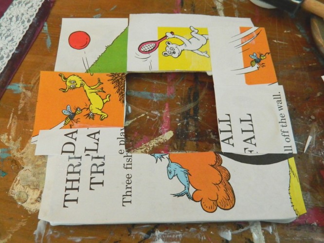 Library Card Frame | Library card craft from NellieBellie