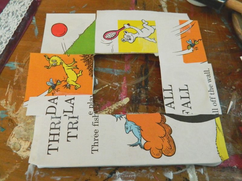 Library Card Frame | Library card craft from NellieBellie