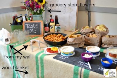 Beer tasting party ideas | game day party | from NellieBellie