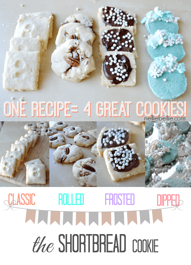 Classic 3-Ingredient Shortbread Cookies: Recipe | NellieBellie
