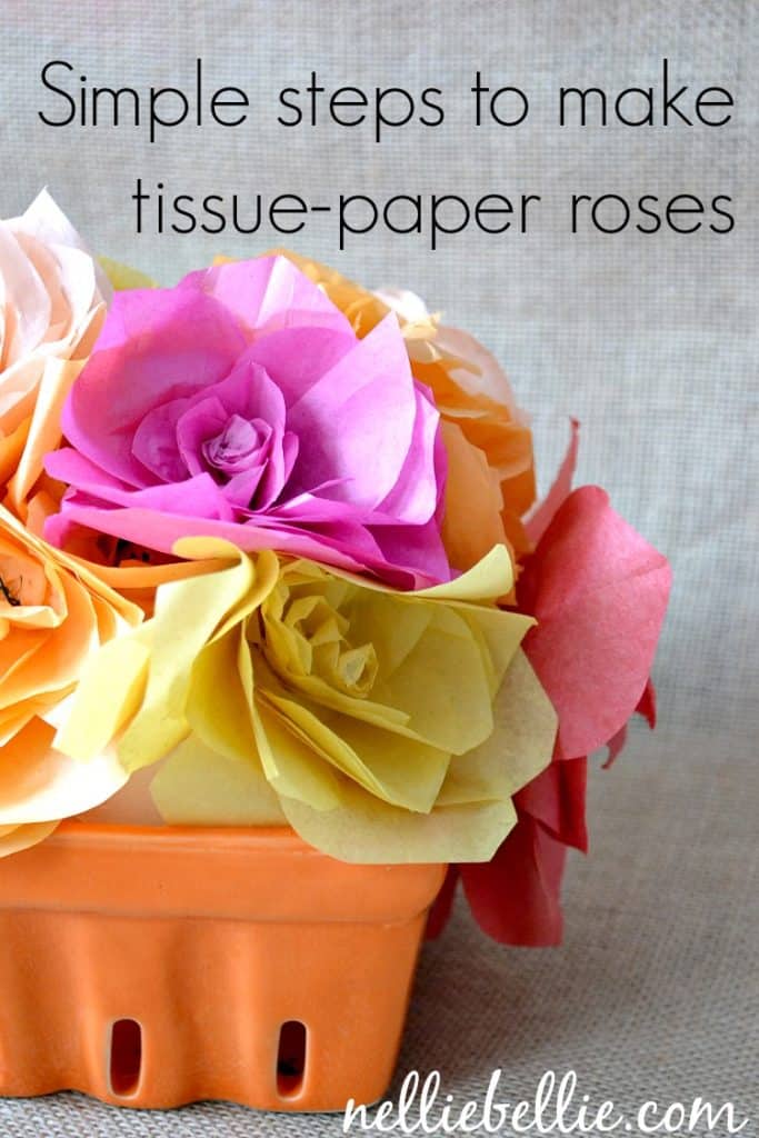 Easy Diy Tissue Paper Flowers A Simple DIY From NellieBellie
