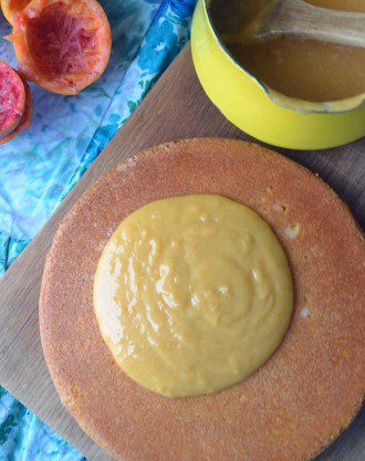 Victoria Sponge Recipe with Blood Orange Curd