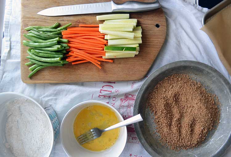 Baked Veggie Fries: A NellieBellie How-To
