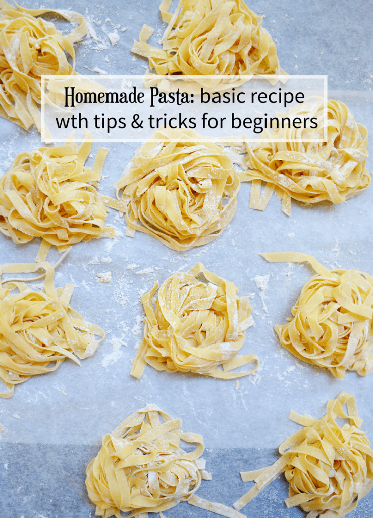 how to make homemade pasta, a NellieBellie recipe