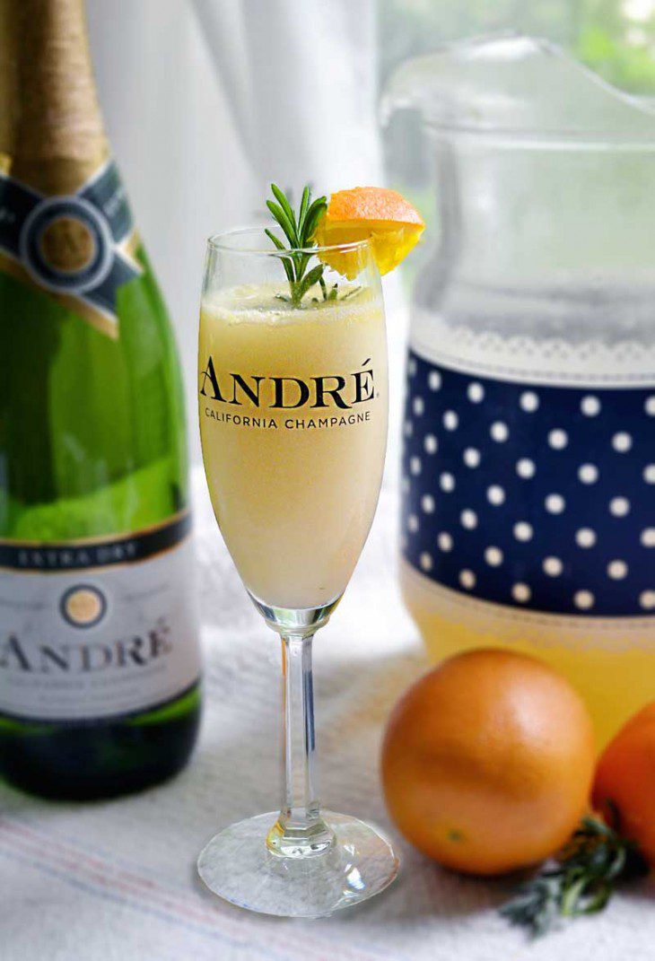 Lavender Mimosa Recipe | a mimosa recipe for a pitcher!