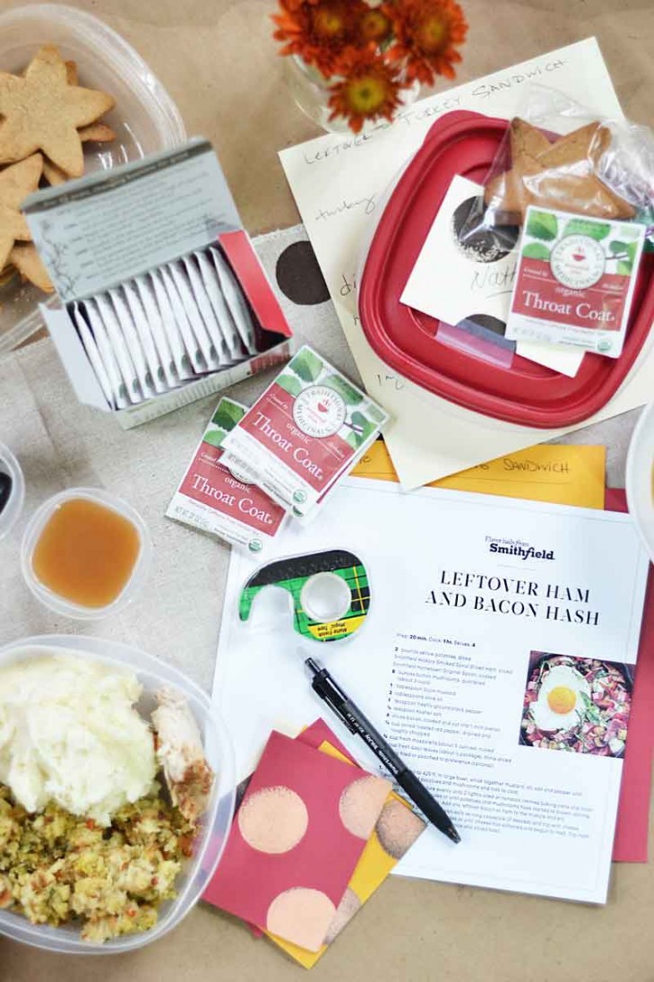 Thanksgiving leftovers station