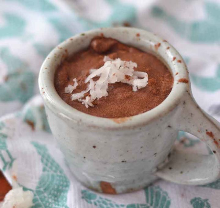 Coconut Milk Dairy free homemade Chocolate Pudding