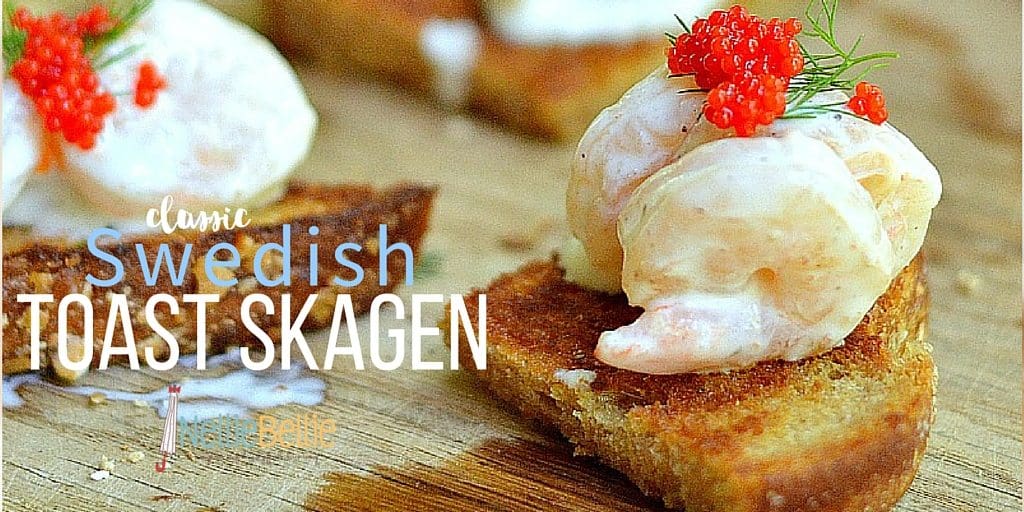Swedish Toast Skagen | Shrimp Toast Appetizer great for parties!
