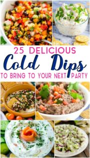a gazillion of my favorite Cold Dip Recipes ⋆ NellieBellie