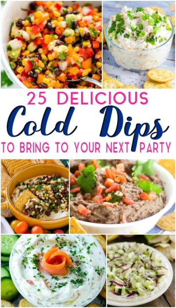 a gazillion of my favorite Cold Dip Recipes ⋆ NellieBellie