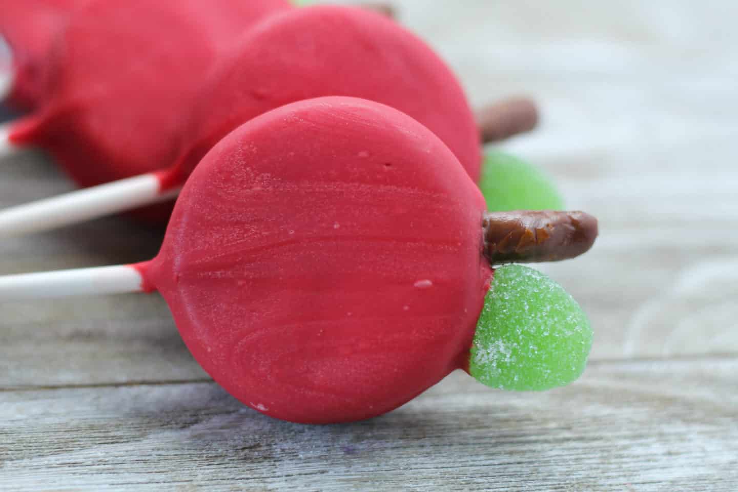 Apple Dipped Oreo Pops