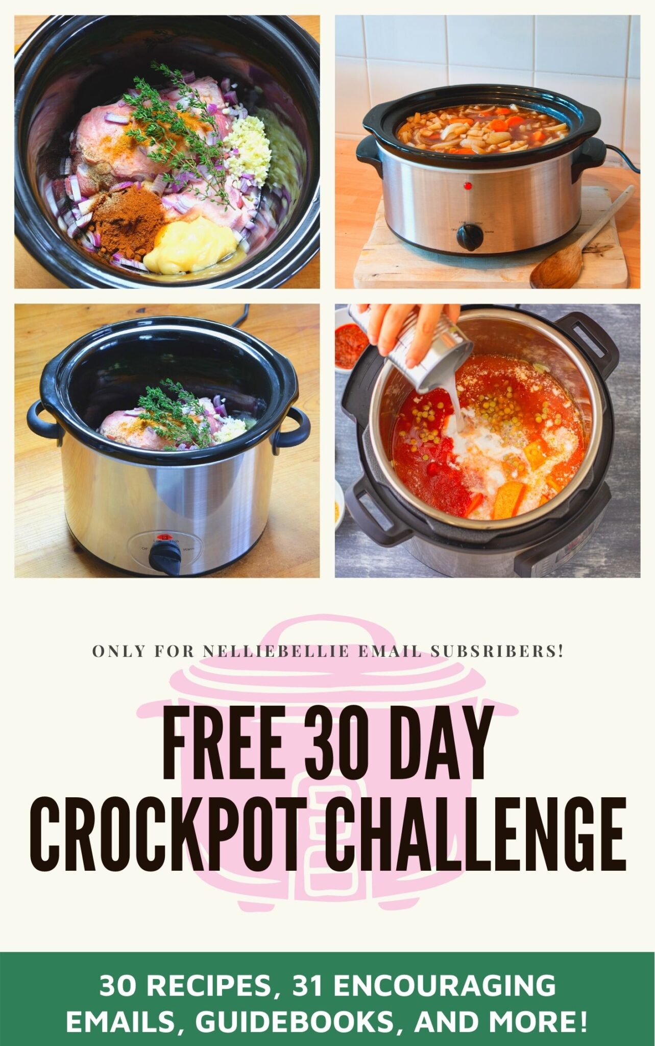 Amazing 30 Day Crockpot Challenge ⋆ NellieBellie