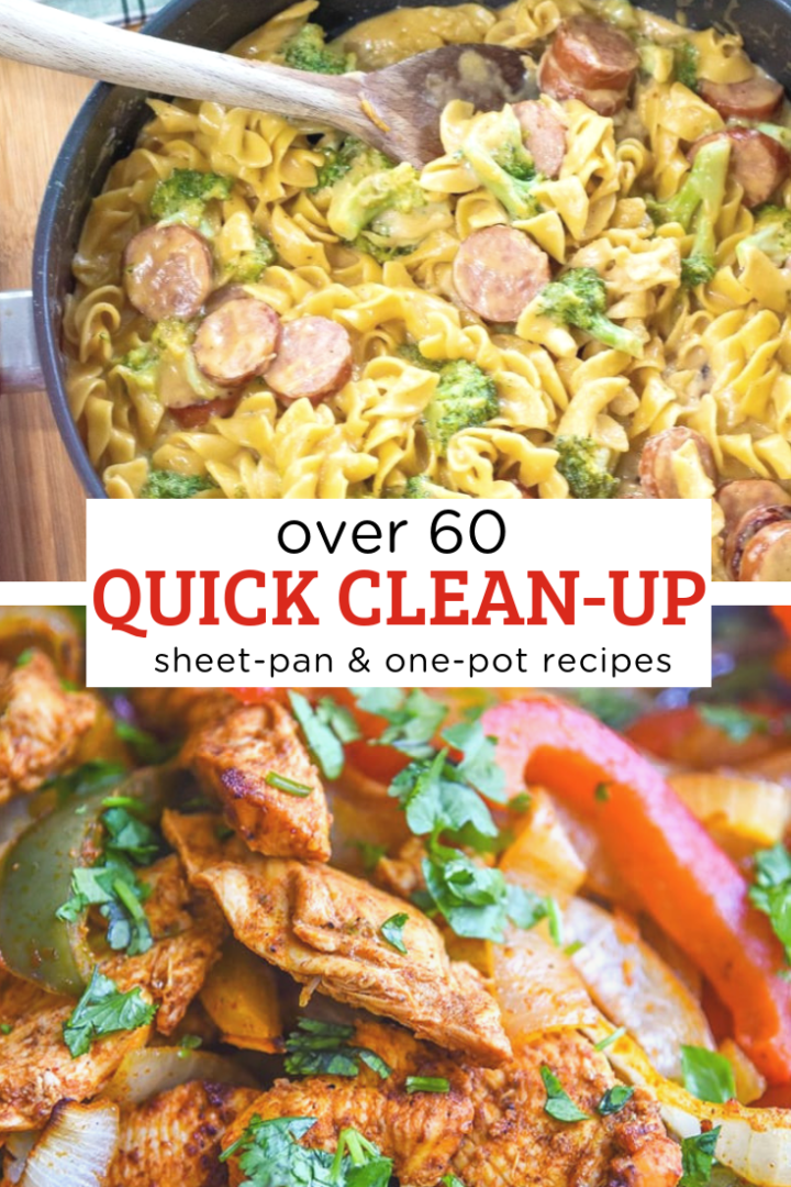over 60 Dinner Recipes that Require almost No Clean-up ⋆ NellieBellie