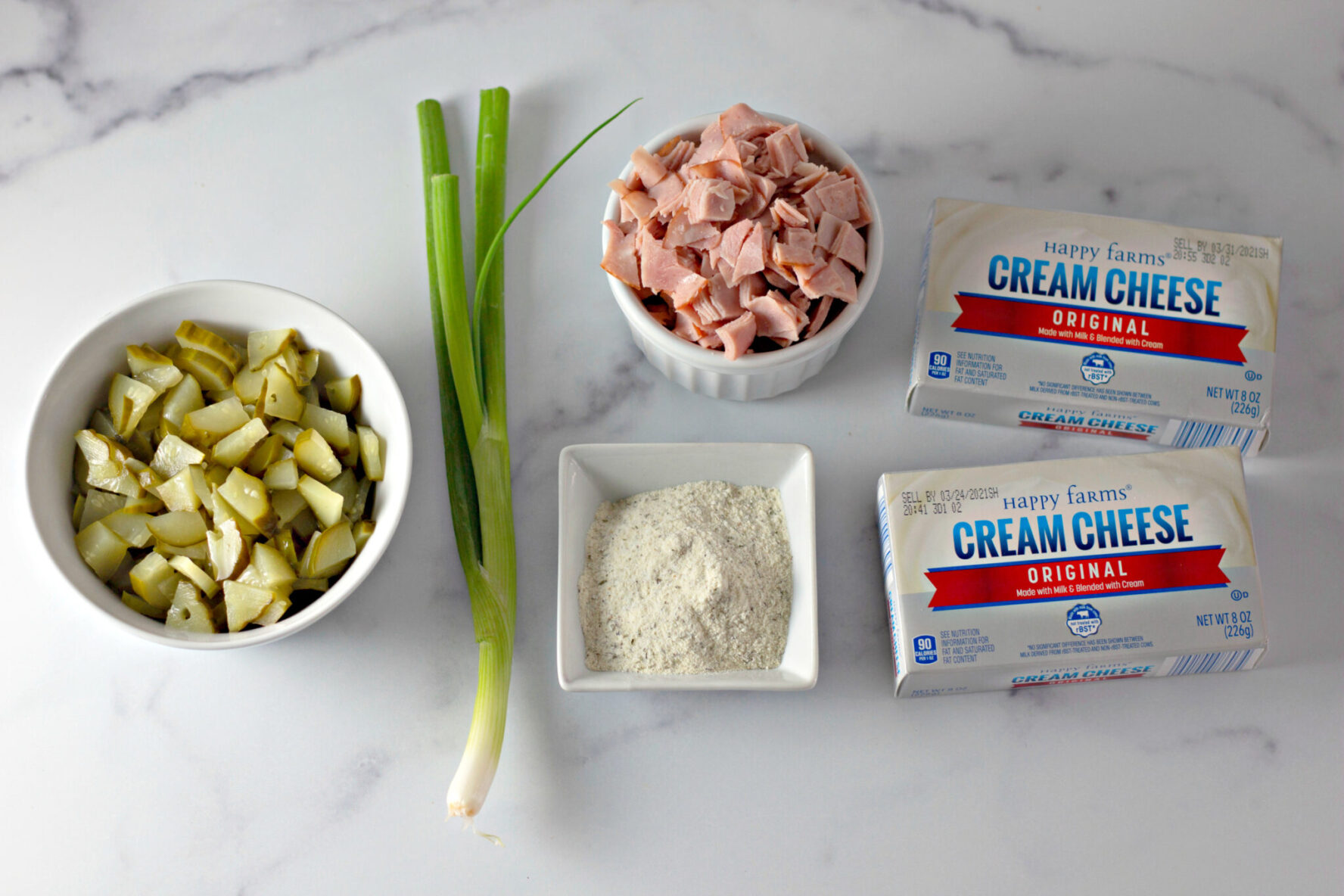 easy Dill Pickle Dip with Ham | ready in 5 minutes!