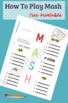 MASH GAME - Mansion Apartment Shack House --> free printable!