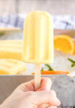 Orange Julius Popsicle Recipe - ready for the freezer in 5 minutes!