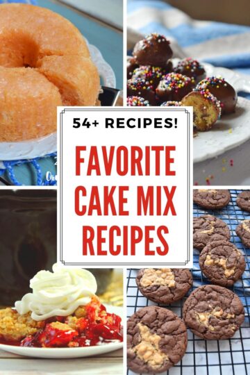 52+ Favorite Cake Mix Recipes (hacks using cake mixes!) ⋆ NellieBellie