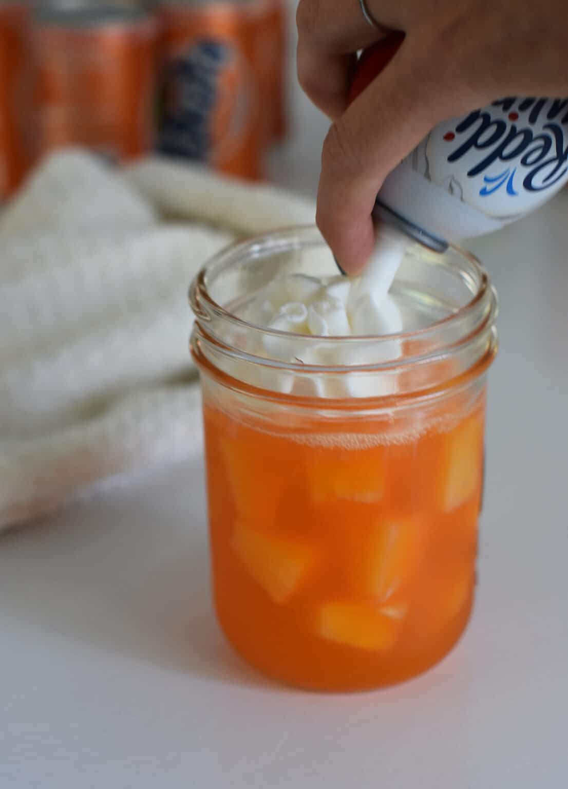 Candy Corn Punch, only 3 ingredients - great Halloween punch recipe!